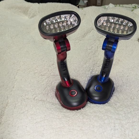 smart home | Other | Red And Blue Led Desk Lamps | Poshmark